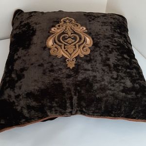 Chaps | Accents | Chaps Rare Velvet Decorative Pillow Deep Forest Green ...